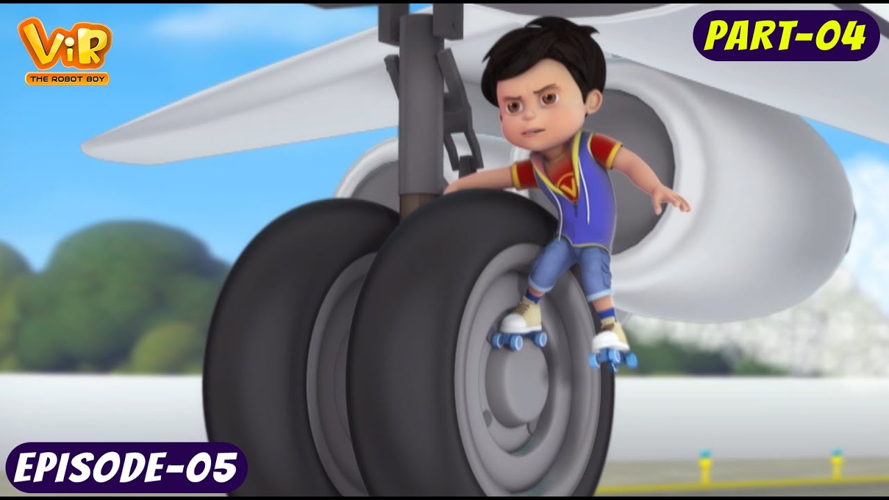 Trouble In Plane 04 | S01E05 | Vir The Robot Boy Full Hindi Episode For ...