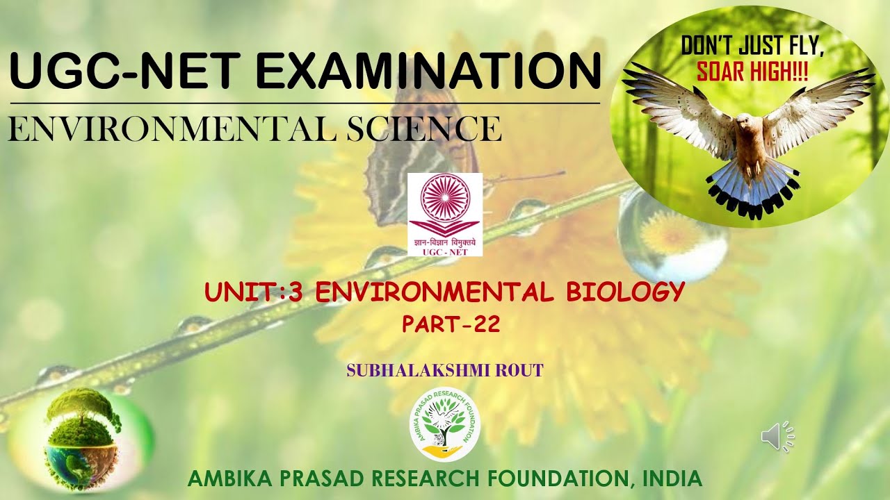 UGC NET Unit 3 Part 22, Environmental Science, #environmental #ugc_net ...