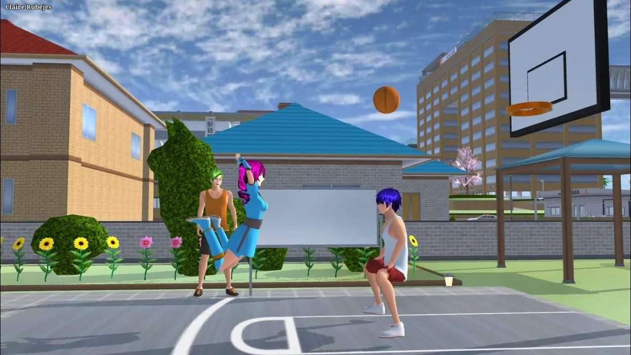 SAKURA'S LIFE : BASKETBALL GAME | SAKURA SCHOOL SIMULATOR | SHORTFILM ...
