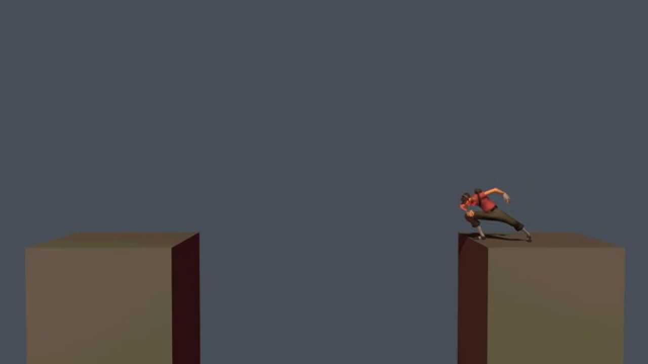 3d jump animation - YouTube