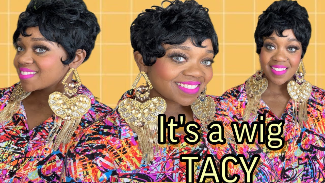 It’s a wig TACY! Cute for spring! - YouTube