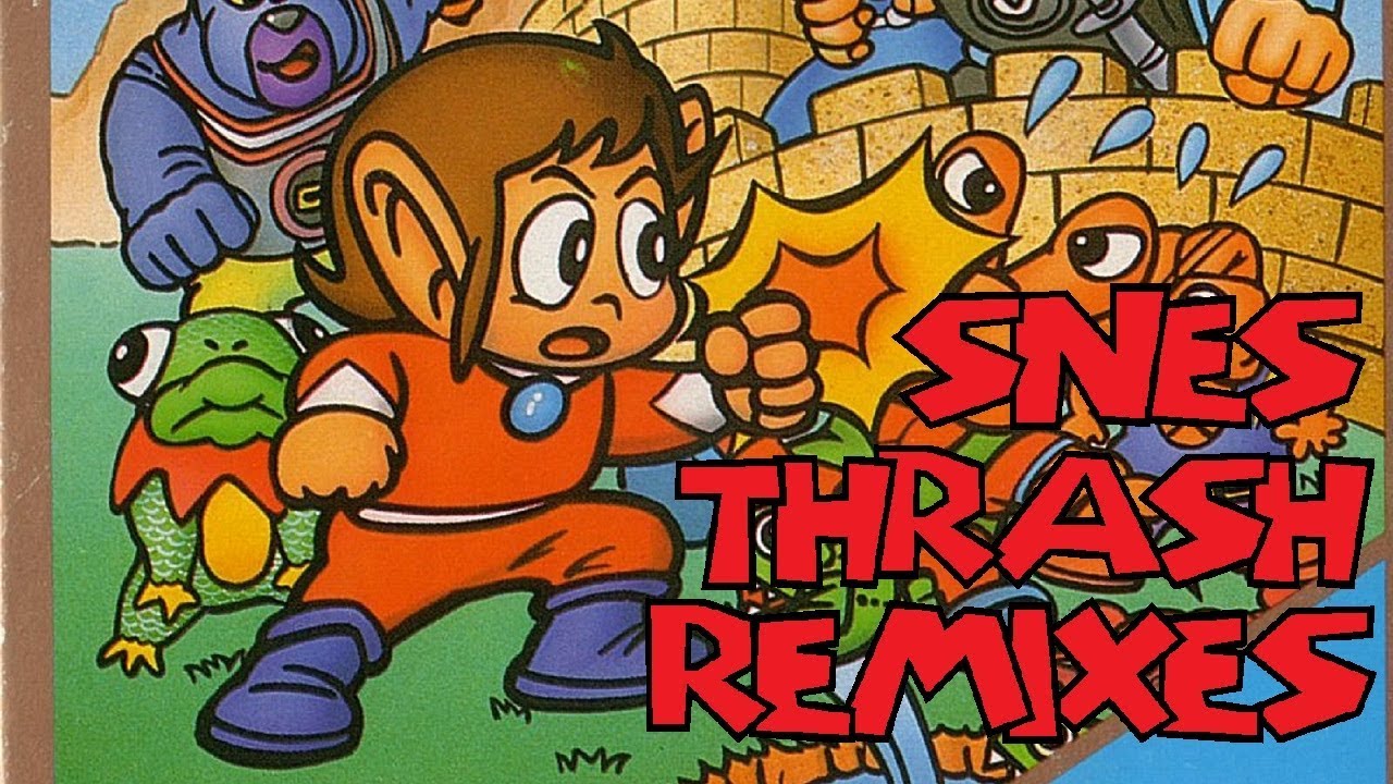 Alex Kidd in Miracle World - overworld/ending (Skeletroy's SNES thrash ...