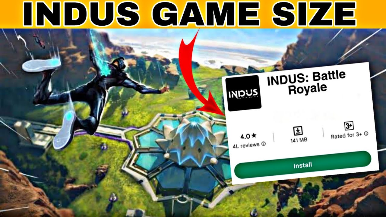 INDUS GAME DOWNLOAD SIZE 500 MB ??|| INDUS NEW LOBBY || INDUS GAMEPLAY ...