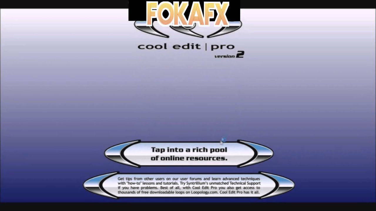 Como descargar e instalar el Cool edit pro 2.1♦ - YouTube