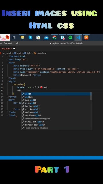 Images Using Html Css Part 1 Development Trendingshorts Coding Code Shorts Html Css 8272