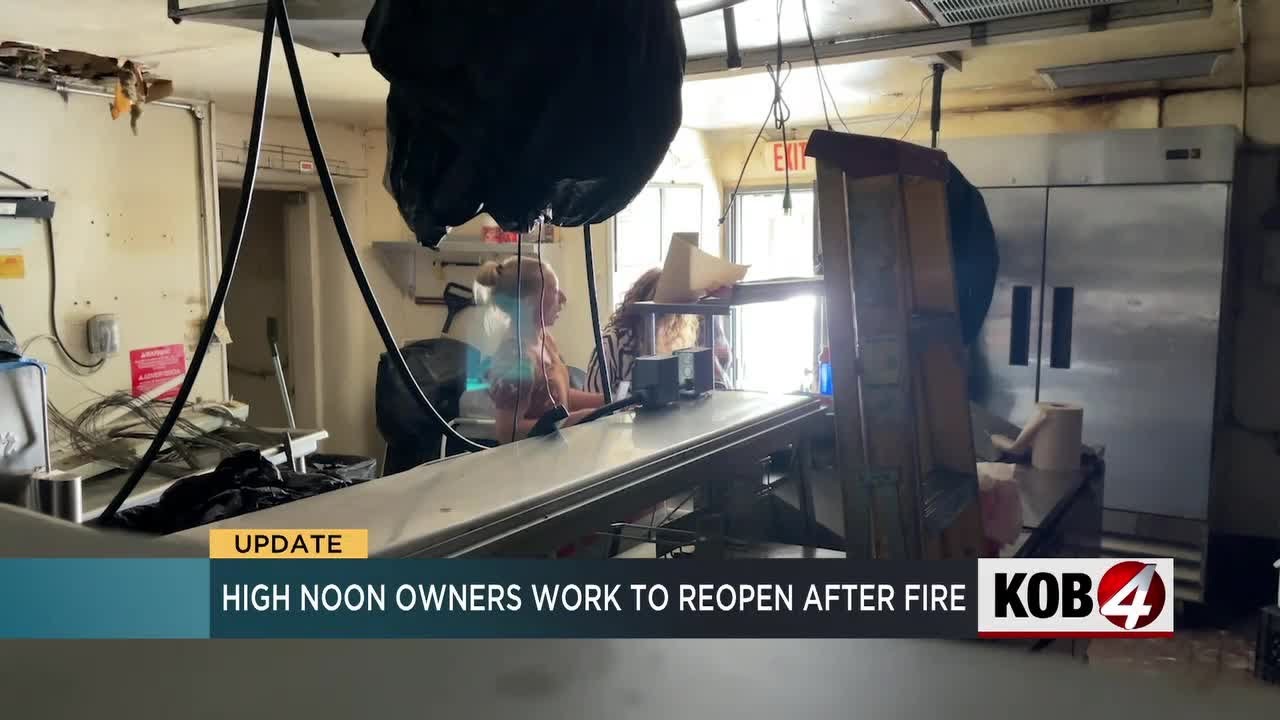 High Noon owners work to reopen following fire - YouTube