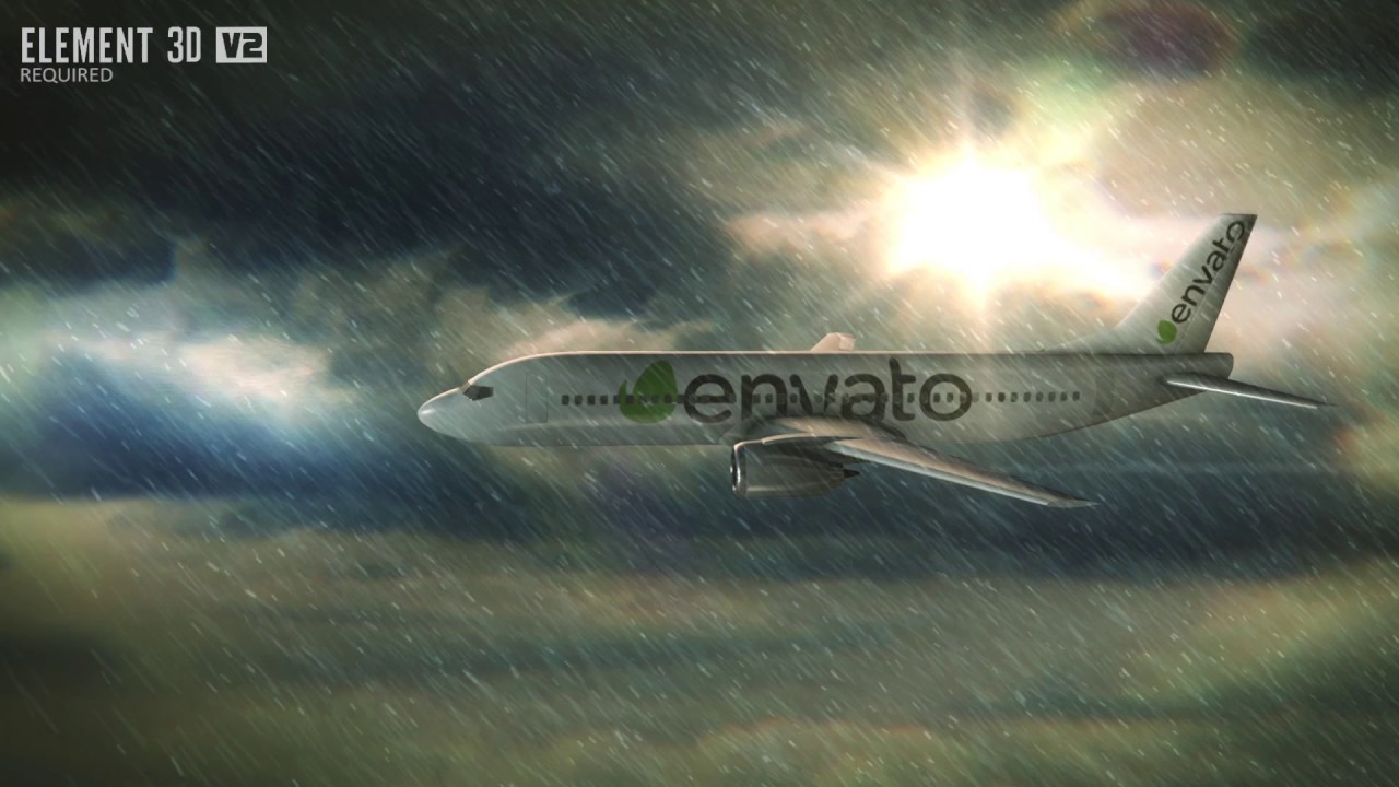 Airplane Travel E3D template (1080p) - YouTube