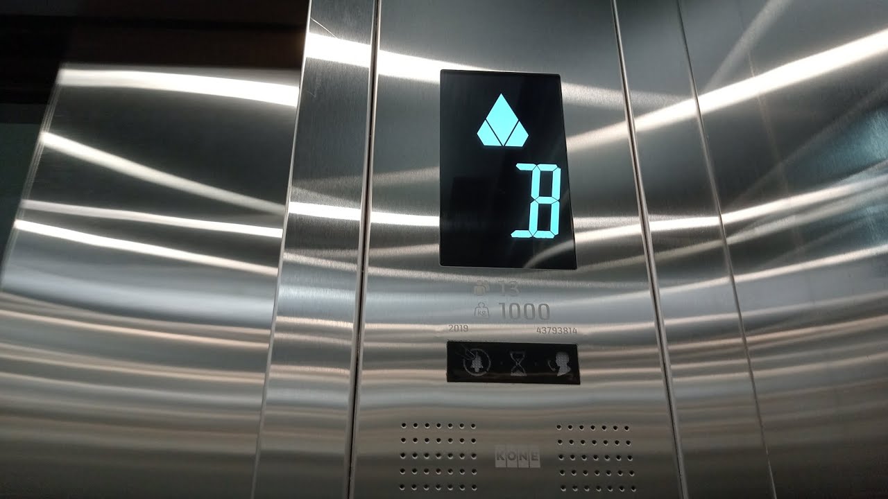 2 Different Kone Elevator/ Lift with Original & Replaced Touchless at ...