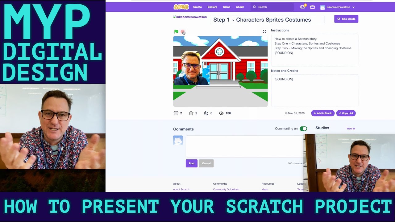 Scratch Project Presentation: MYP Design Criterion C iii - YouTube