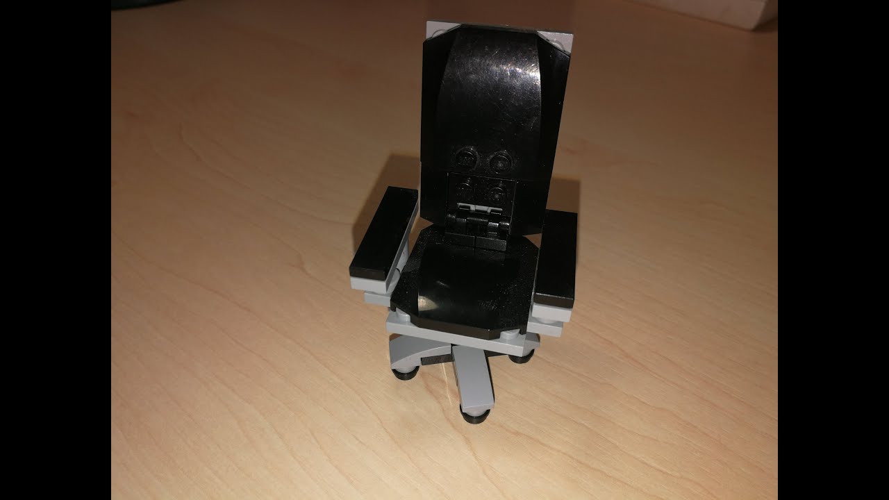 How to build a LEGO Computer Chair - YouTube