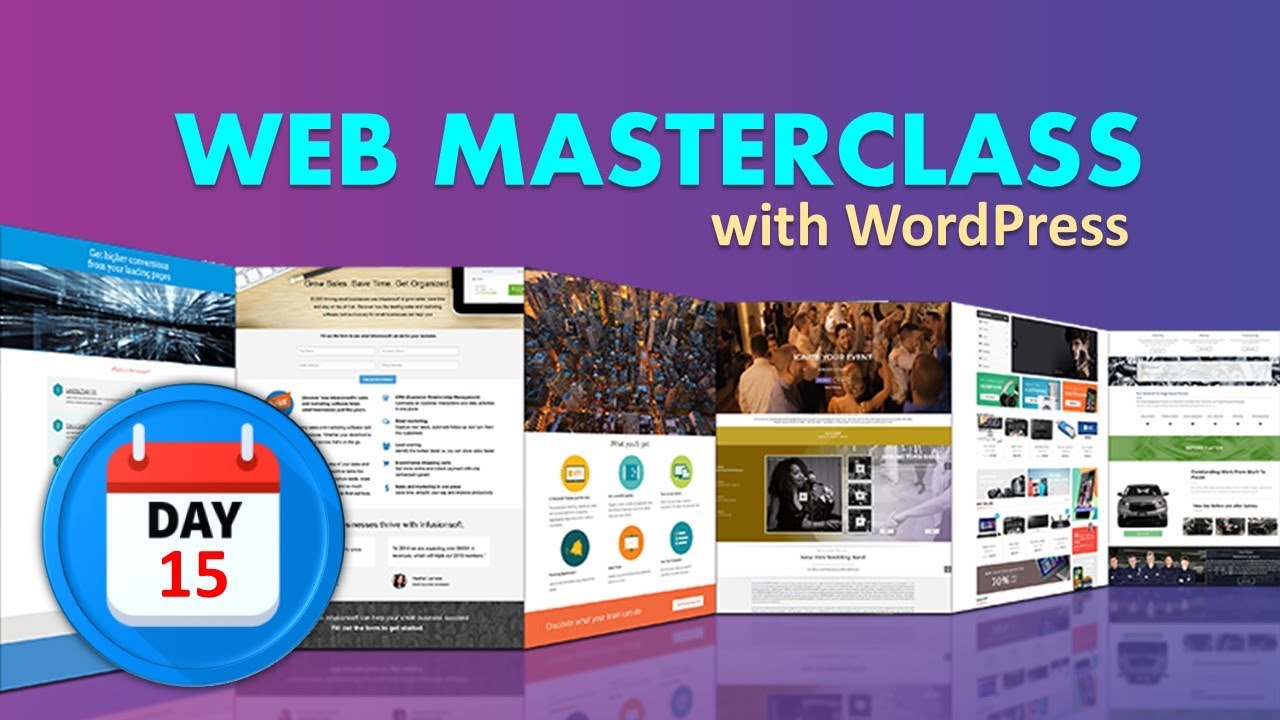 Day 15 - Project 1 Customization 3 - Webmaster Class - YouTube