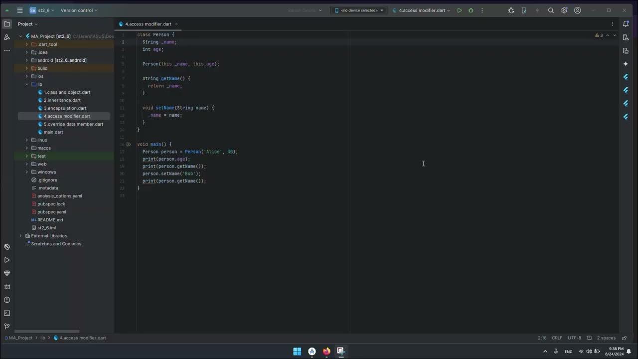 Dart Oop Concept Youtube