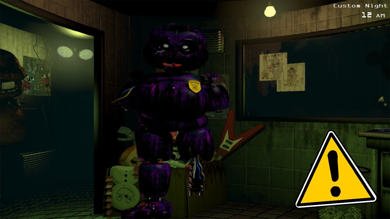 Phantom Purpleguy in FNaF 3! (FNaF 3 Mods) - YouTube