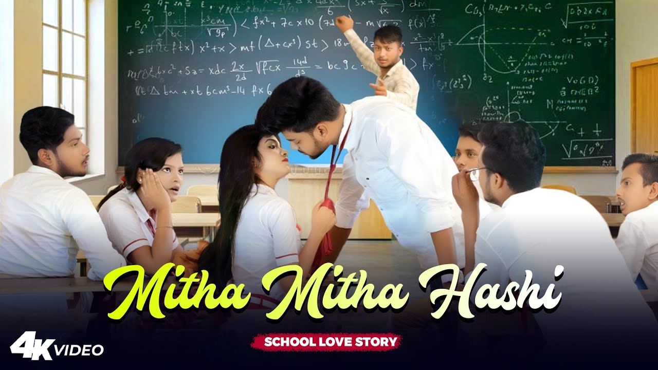 Mitha Mitha Hasi | Heart Touching Cute School Love Story Video | Best ...