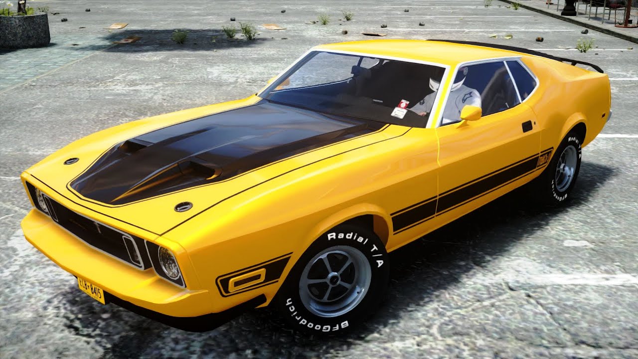 GTA IV 1973 Ford Mustang Mach 1 Crash Testing HD - YouTube