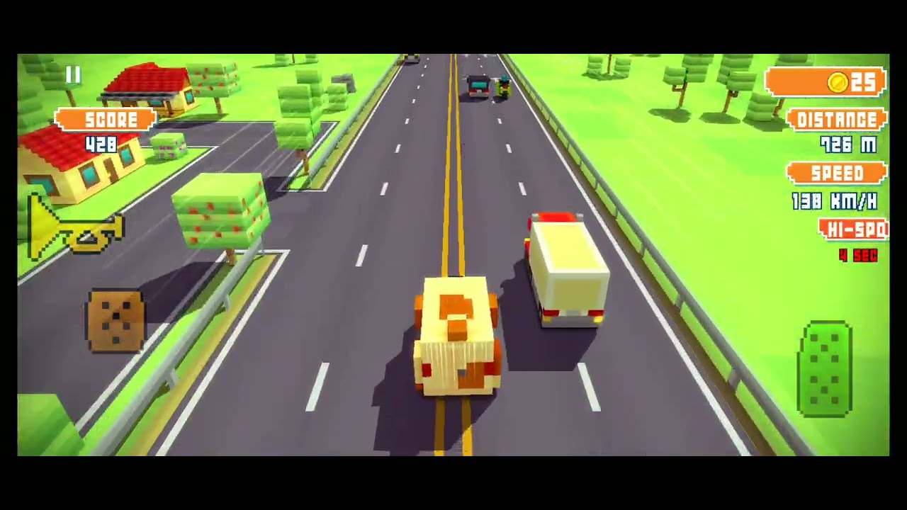 blocky highway game | Dog 🐶 van Bow bow bowwwwww funny horn sound - YouTube