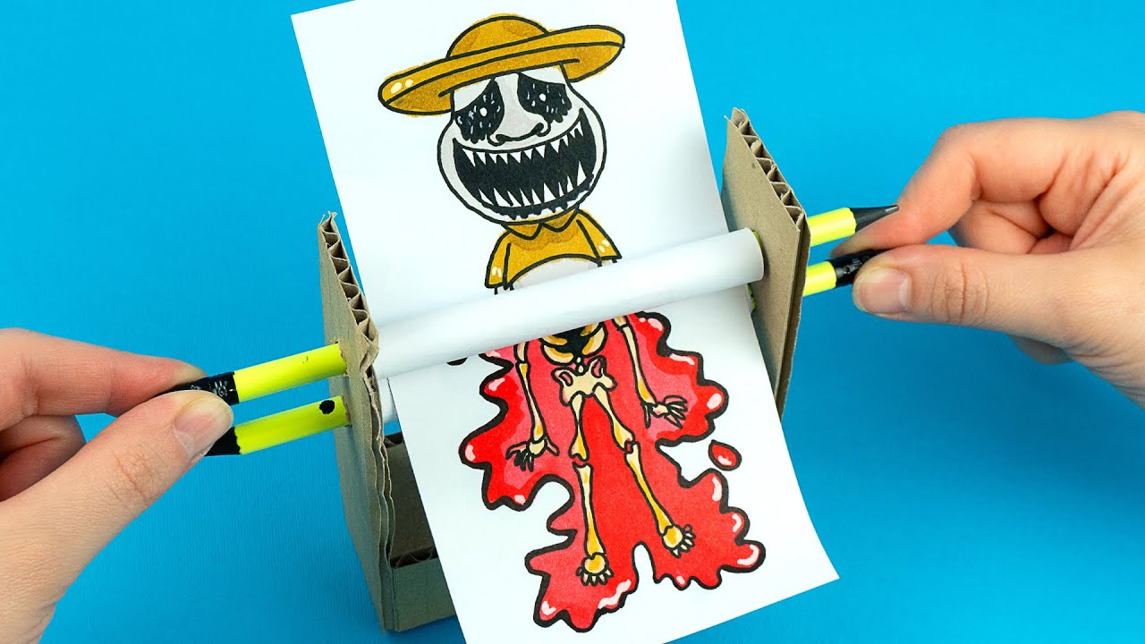 Art & Paper Craft MONSTER ZOOKEEPER Transfomation ️ ZOONOMALY - YouTube