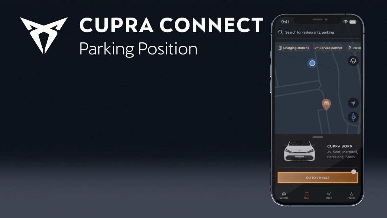 CUPRA CONNECT | Gen 4 Parking Position - YouTube