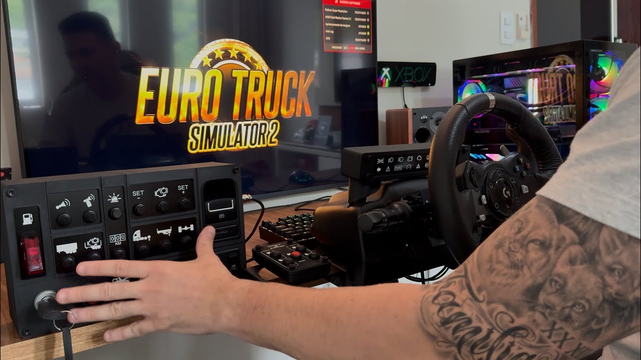SETUP GAMER REALISTA ETS2 EM DETALHES! - YouTube