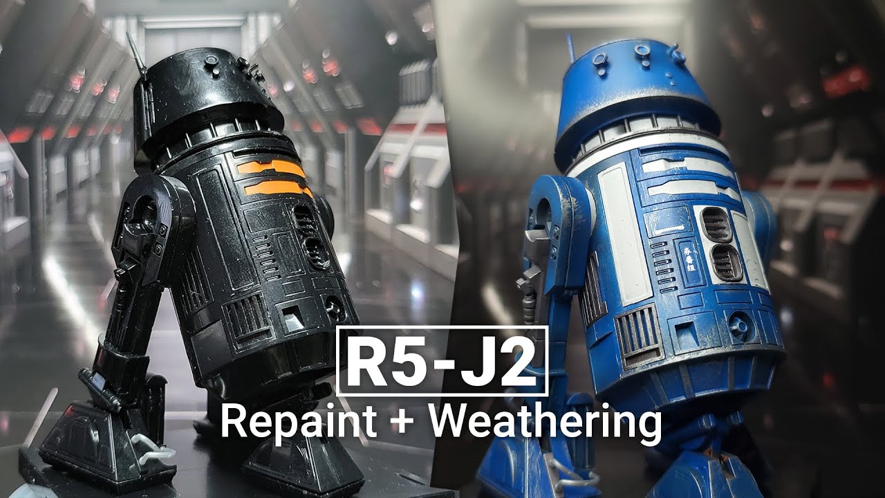 First time doing weathering! | R5-J2 kit from Bandai (Filipino/Tagalog ...