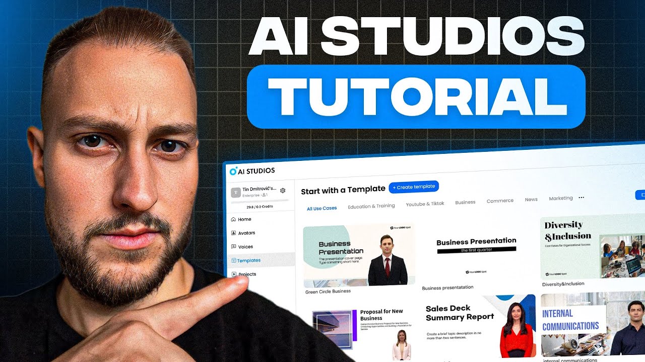 How to Use AI Studios By Deepbrain AI - Best Synthesia AI Alternative ...