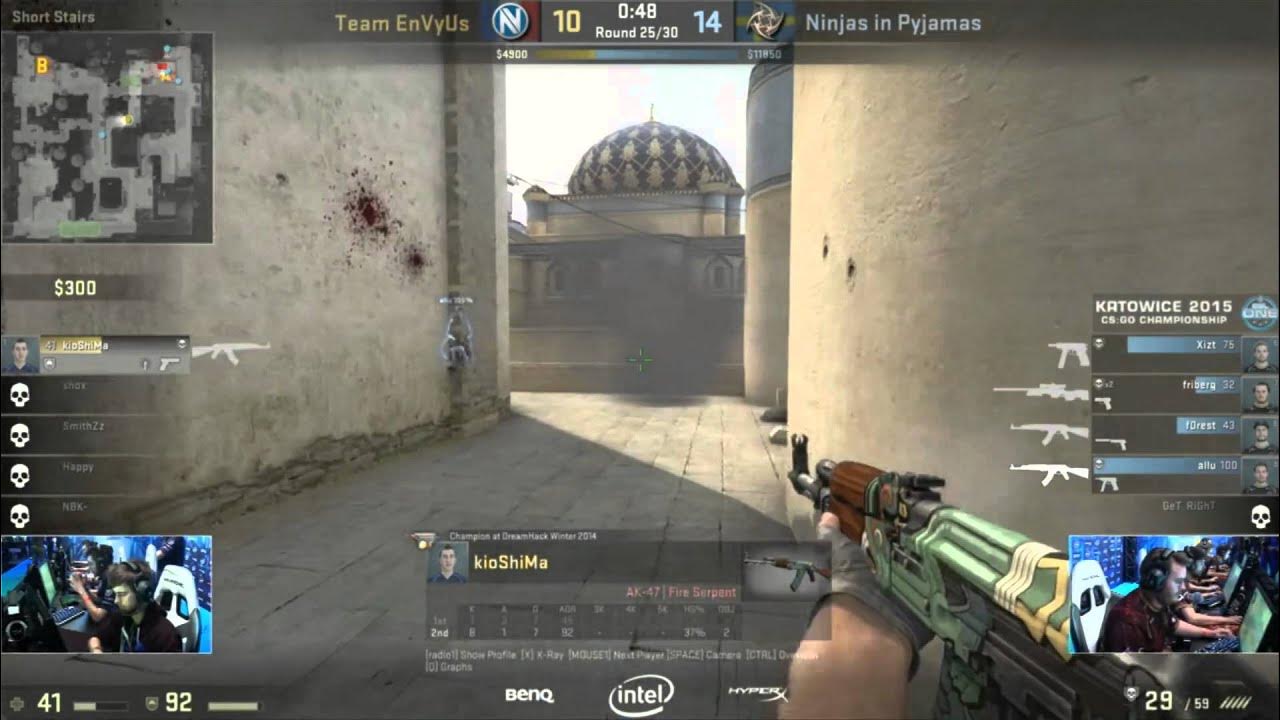 ESL ONE - NIP VS EnVyUs - kioShiMa's challenge - YouTube