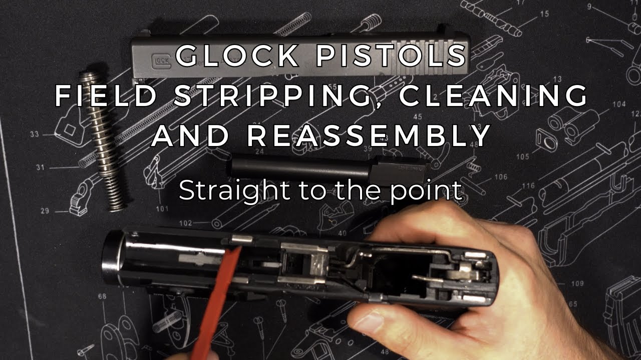Glock Pistols - Field Stripping, cleaning and reassembly - Straight to ...