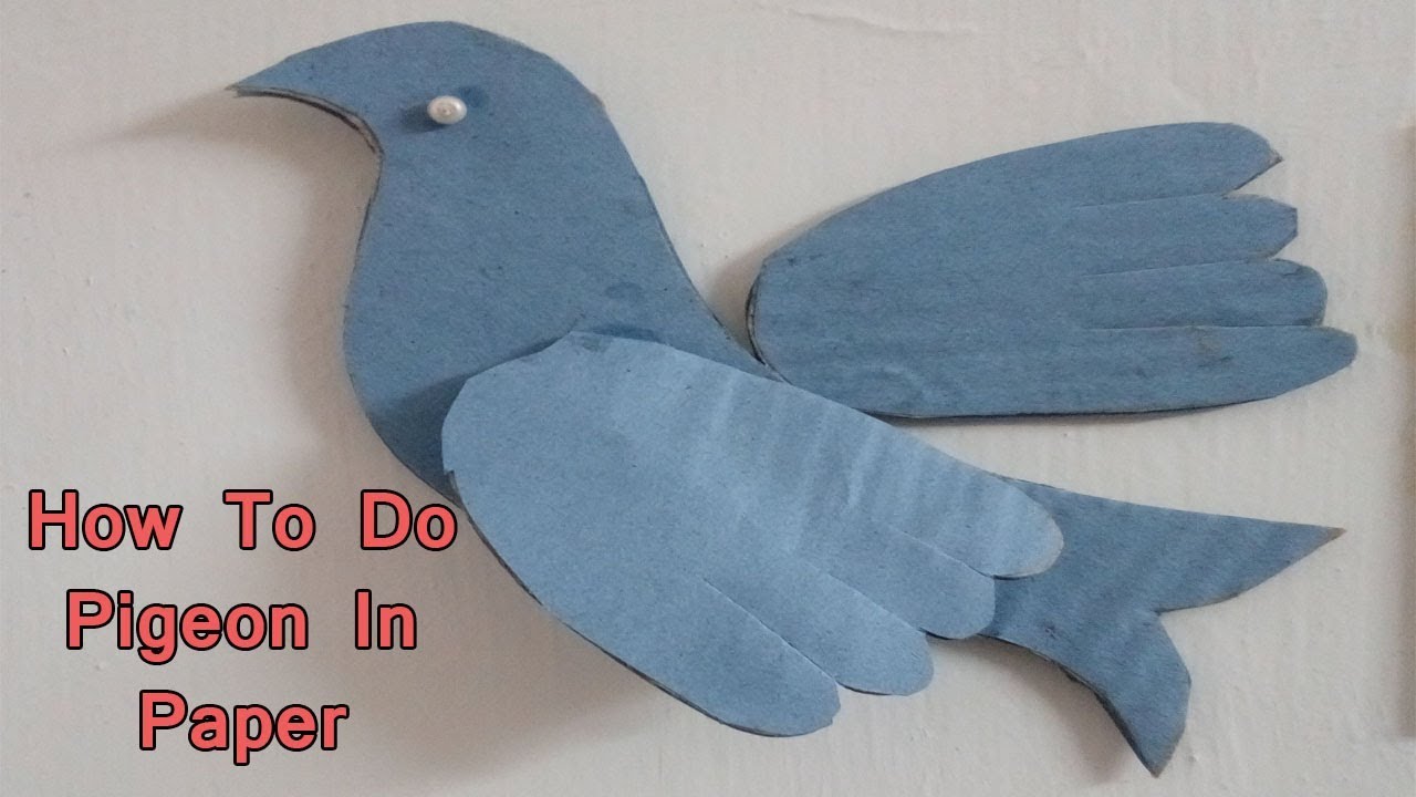 How To Do Pigeon In Paper I Paper Tutorial I Craft Creations - YouTube