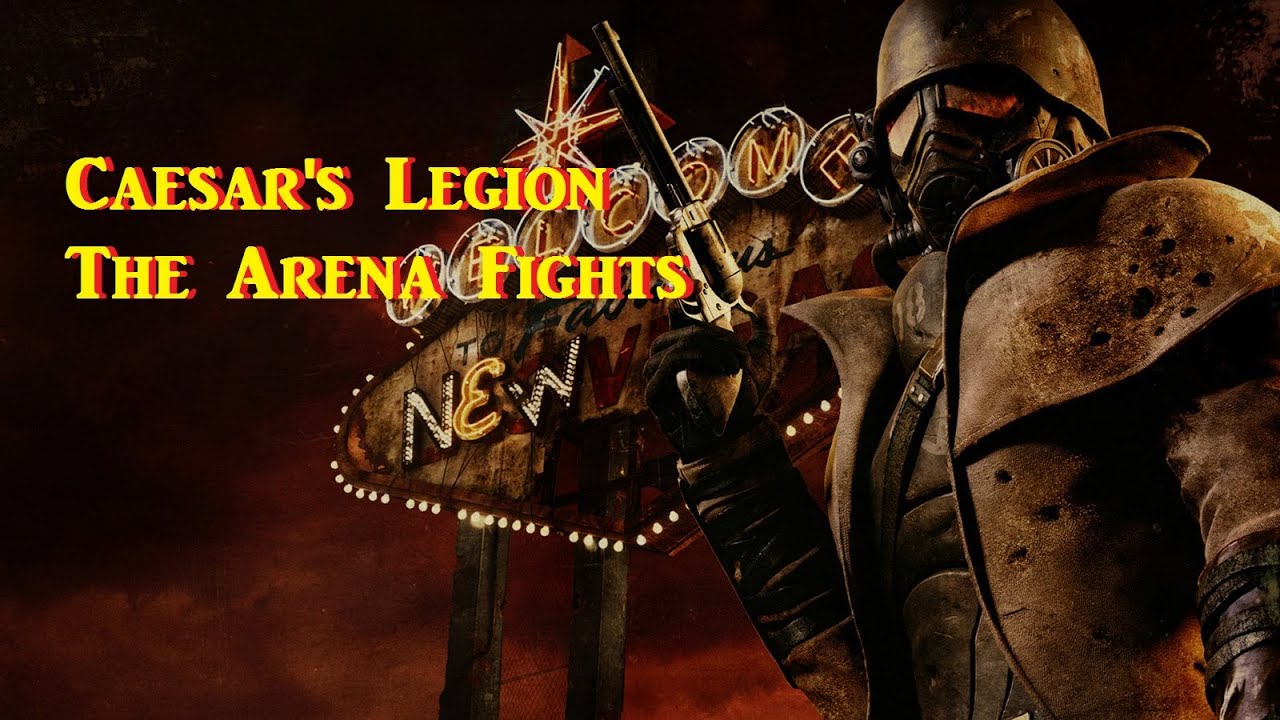 Fallout New Vegas - Caesar's Legion - The Arena Fights - YouTube