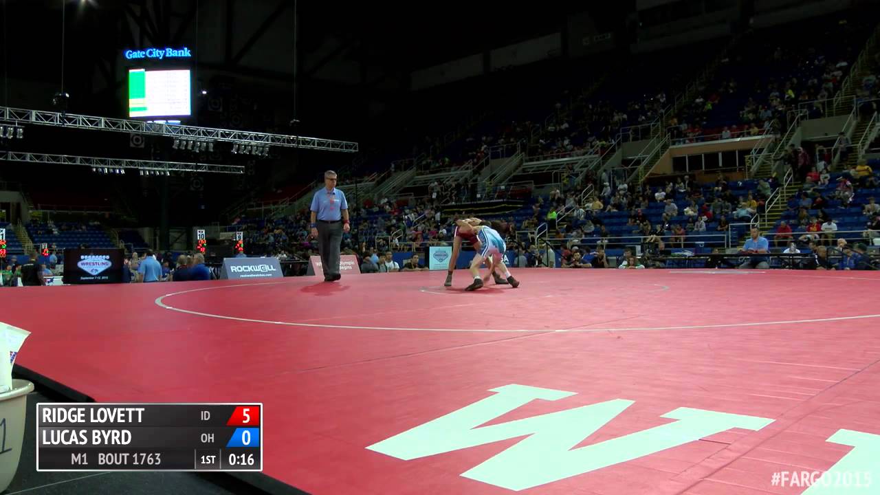 88 Quarterfinal - Lucas Byrd (Ohio) vs. Ridge Lovett (Idaho) - YouTube