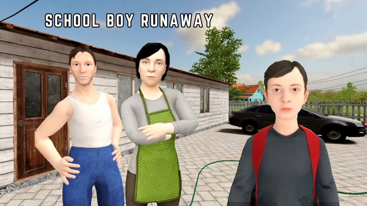 School Boy Runaway Stealth in Rooftop Escape Full Gameplay | ACT - 1 ...