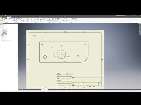 Autodesk Inventor print part to scale - YouTube