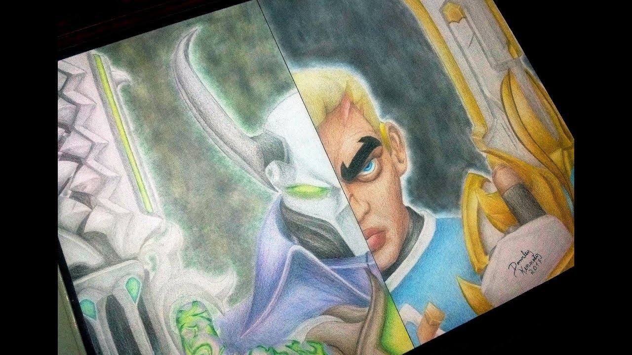 Androxus e Lex de Paladins - Speed Drawing - YouTube