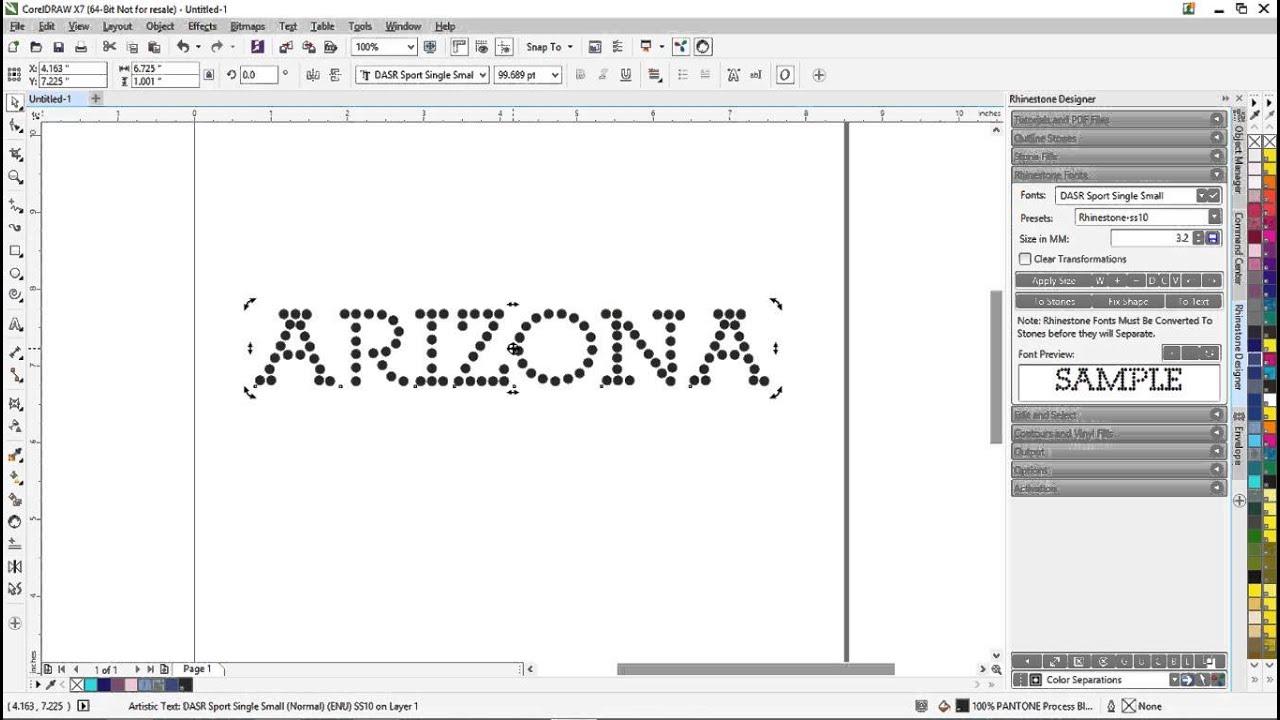 Rhinestone Designer: Rhinestone Font Overview - YouTube