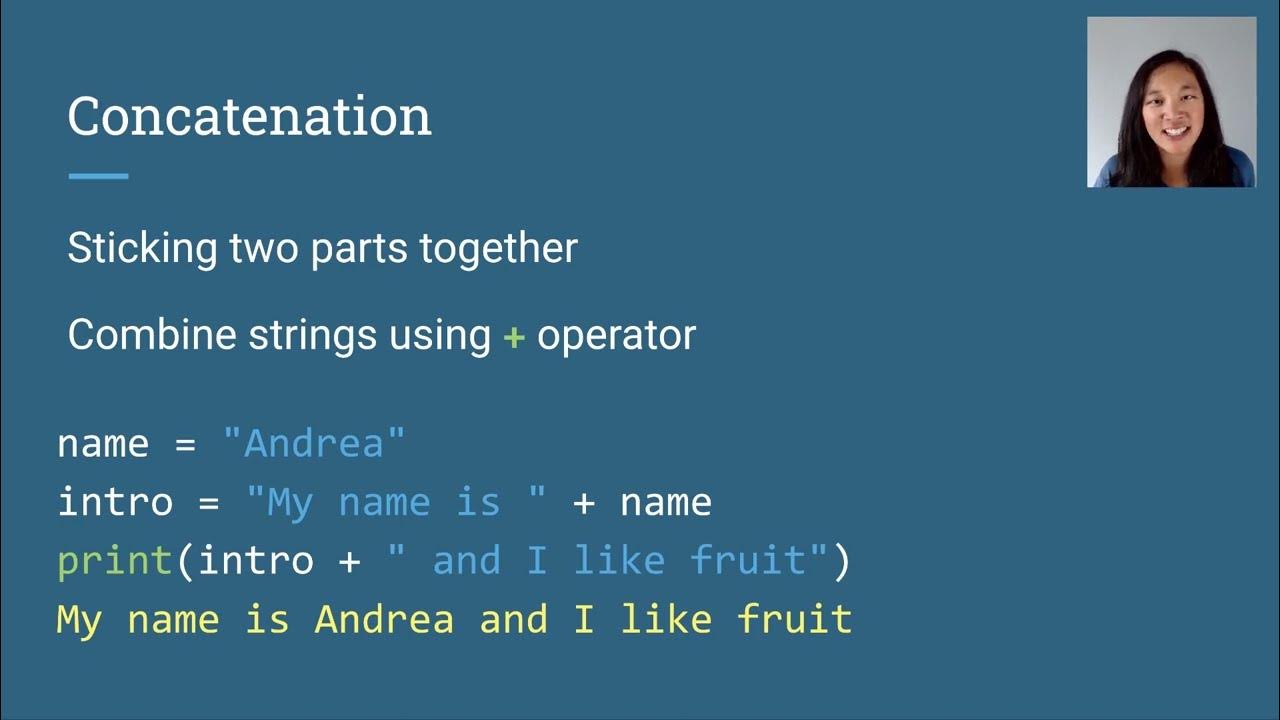 Concatenation - YouTube