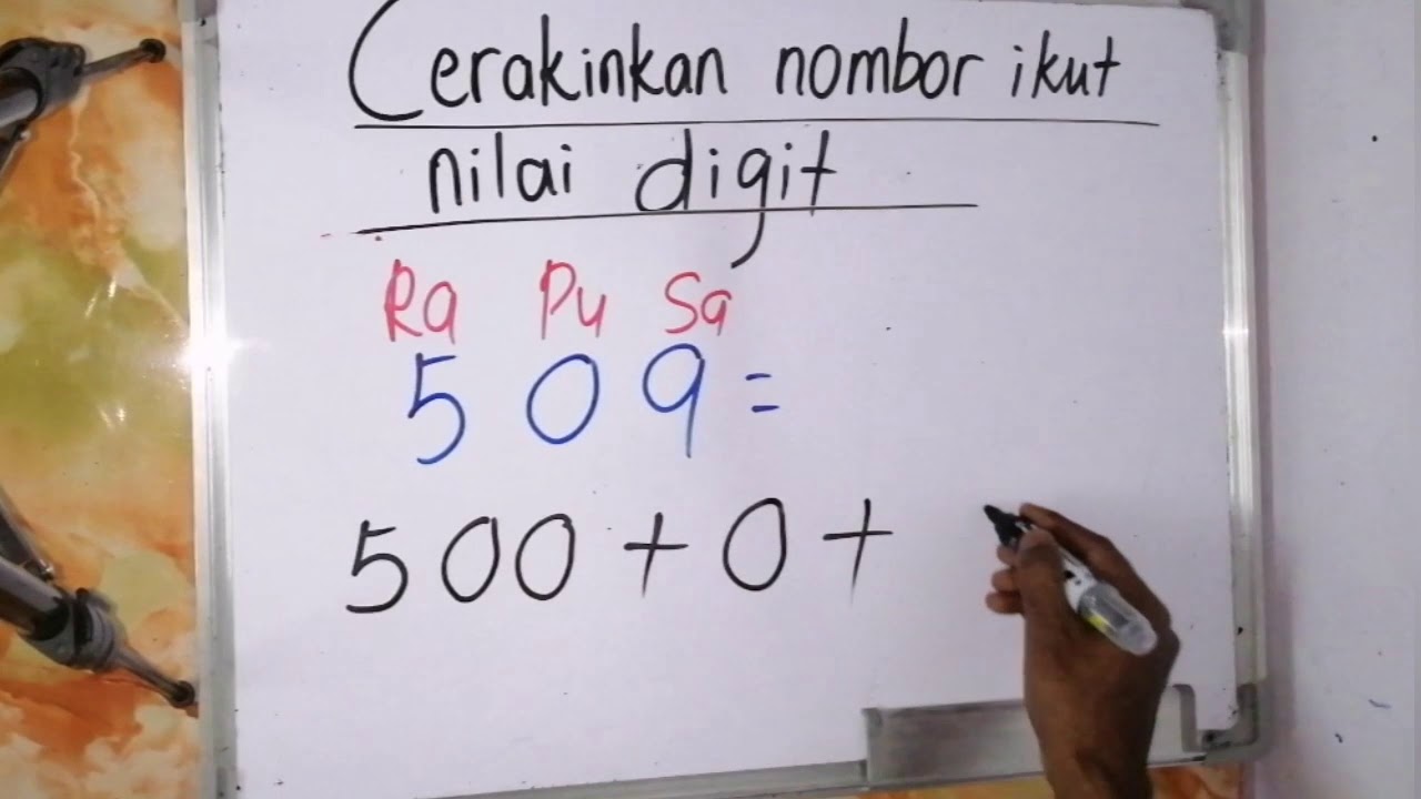 Tahun 2 & 3 : Cerakinkan nombor ikut nilai digit | Belajar di rumah ...