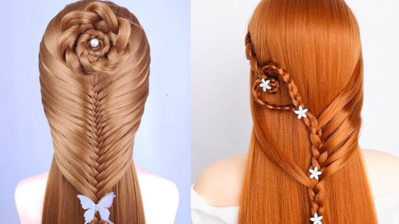 Easy & Beautiful Hairstyles Tutorial For Beginners || Simple Braid ...