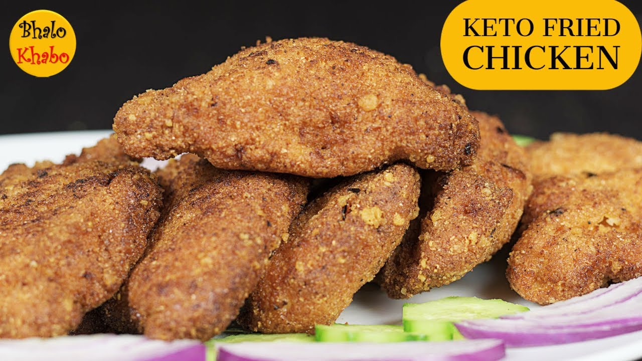 Keto (KFC style) Fried Chicken Recipe | Keto Fried Chicken Breast | How ...