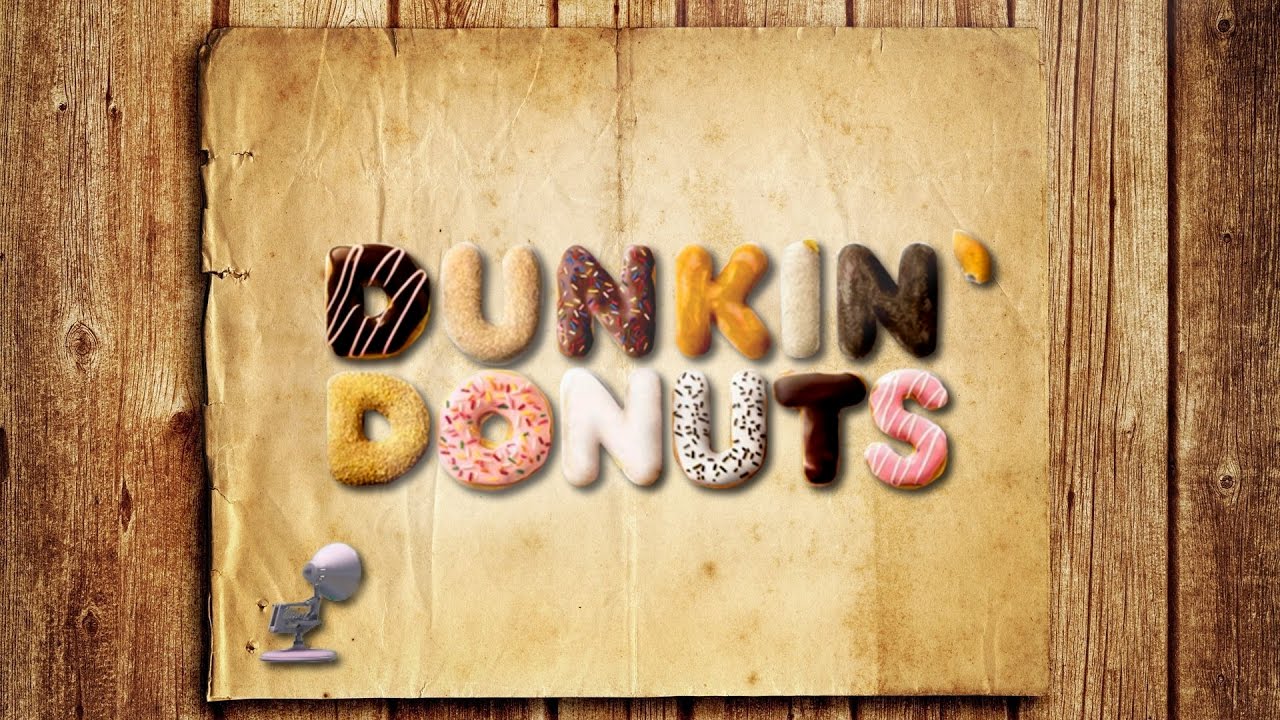 Dunkin' Donuts Logo Spoof Luxo Lamp With Time-Reverse Effect - YouTube