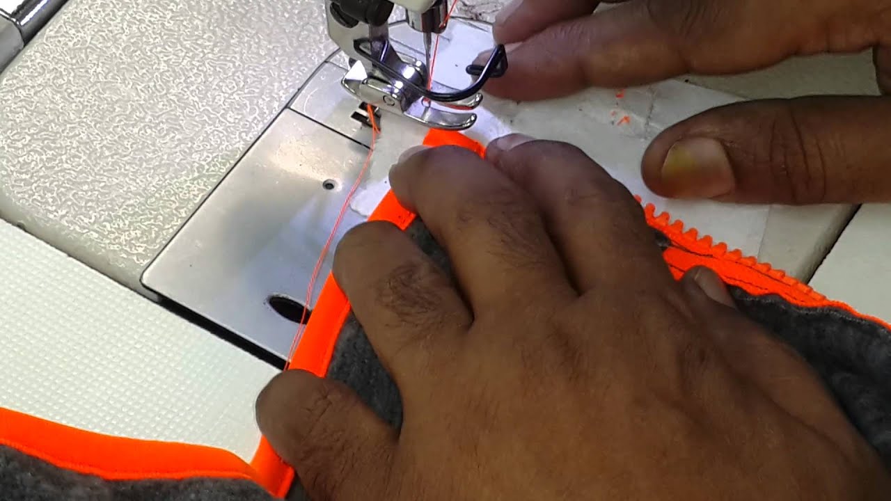 Collar tacking with Fusing Material - YouTube