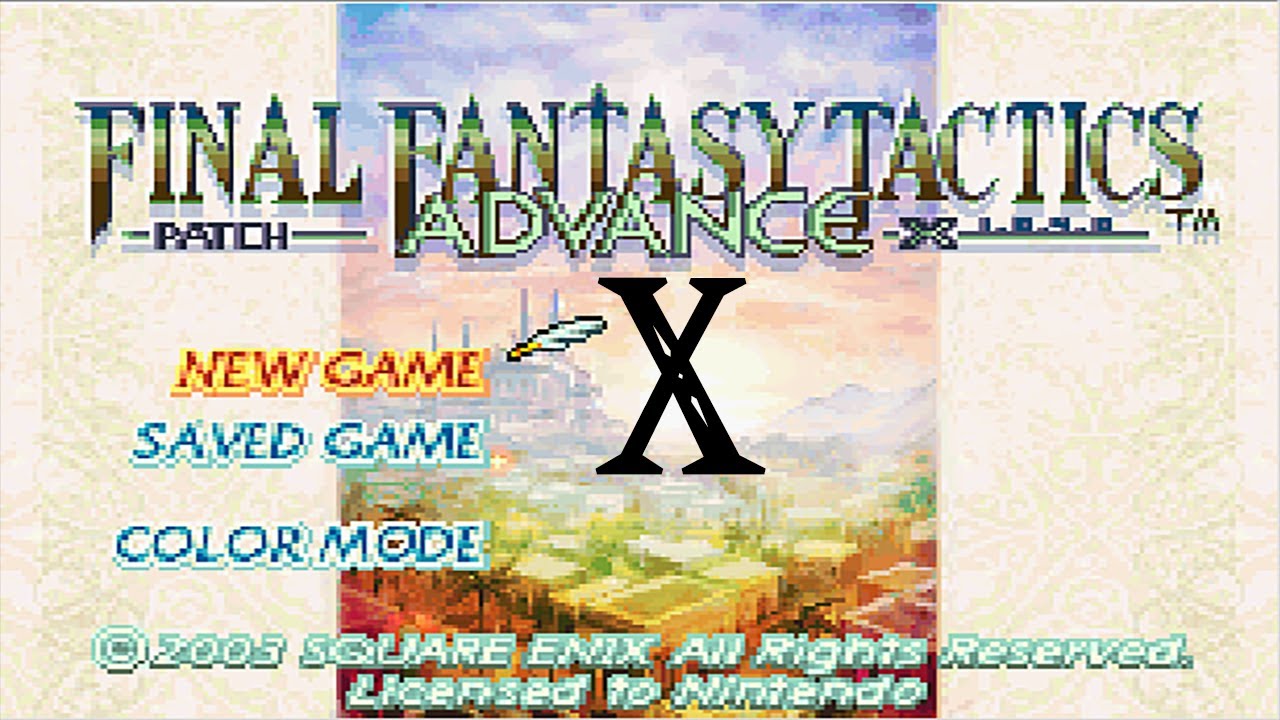 Final Fantasy Tactics Advance X, une rom hack ultra dur! - YouTube