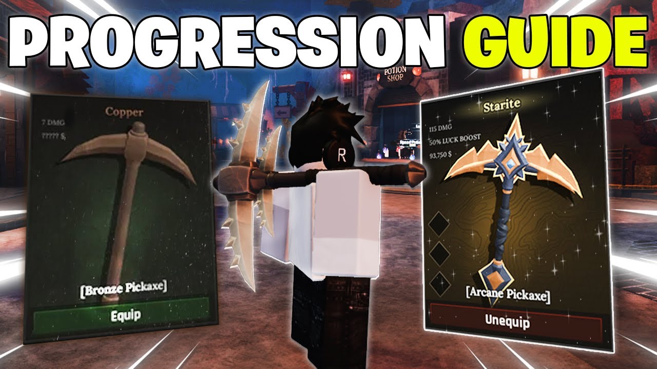 The Ultimate Pickaxe Progression Guide | The Forge Roblox - YouTube