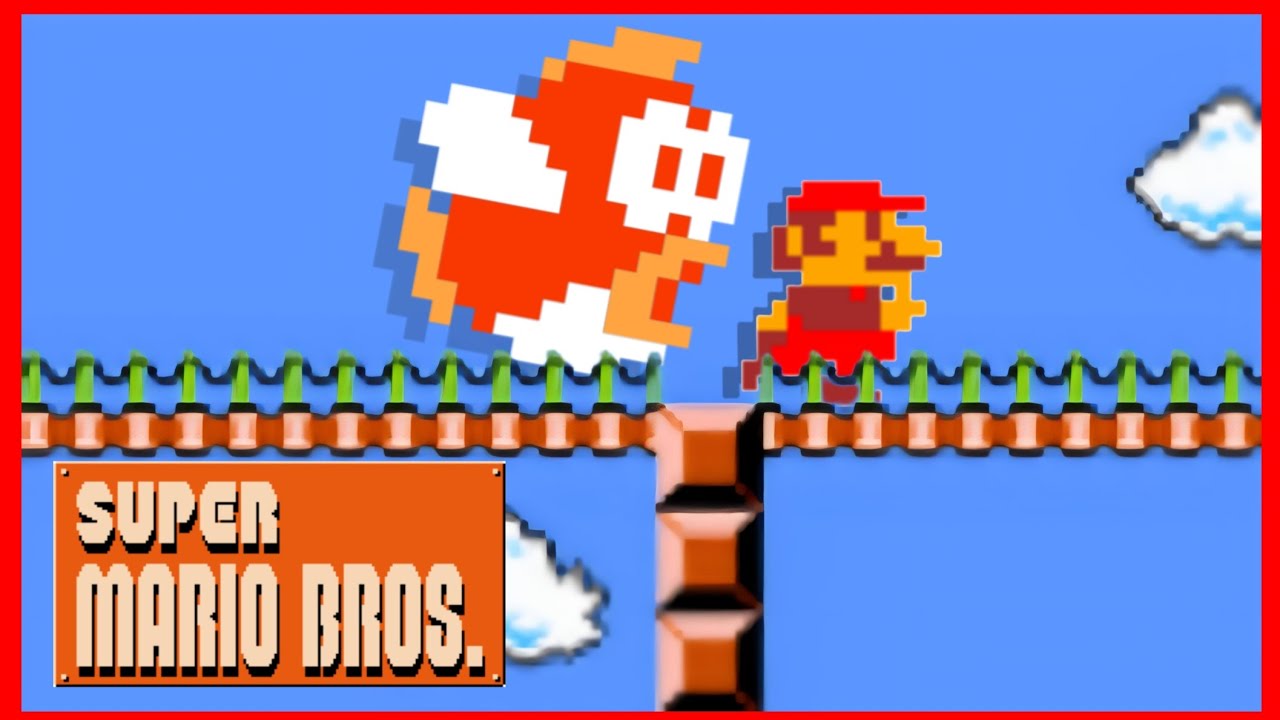 GETTING SCHOOLED BY FLYING FISH - Super Mario Bros. (1985) #1 - YouTube