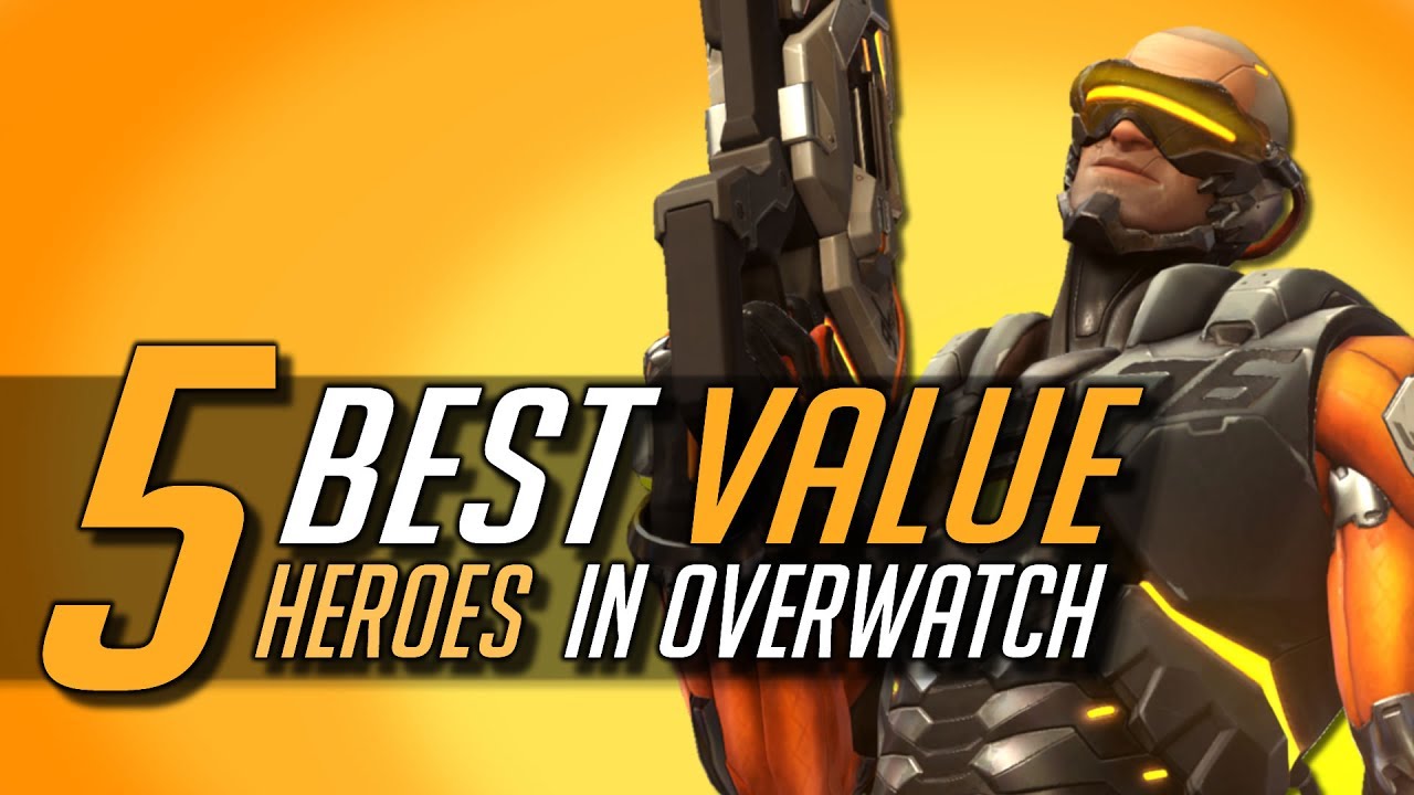 Top 5 BEST VALUE Heroes for Ranked in Overwatch | GM Guide for ...