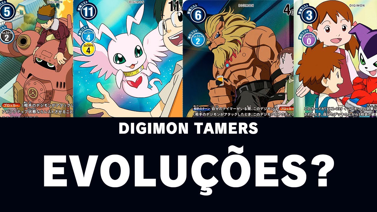 Quais as EVOLUÇÕES dos outros DIGIMONS em DIGIMON TAMERS? - YouTube