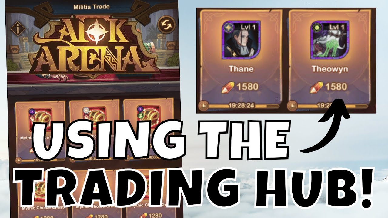 CHECKING OUT THE TRADING HUB! [AFK ARENA] - YouTube