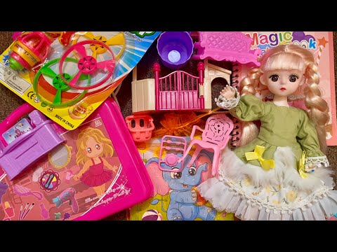 ASMR I Blonde Barbie Doll & Playset Collection I 8 Minutes Satisfying with Unboxing Super Wow Toyset
