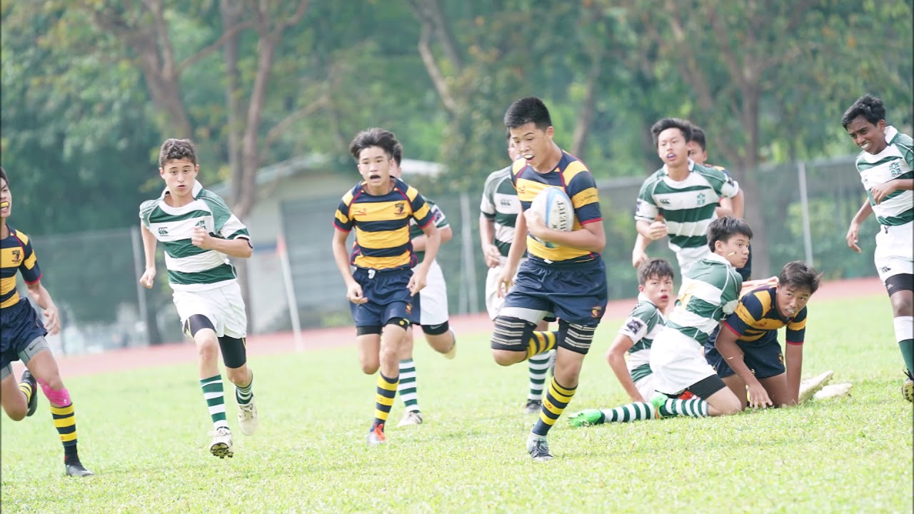 C Div Rugby 2018 - ACSI vs SJI - Try by Zu Jie - YouTube