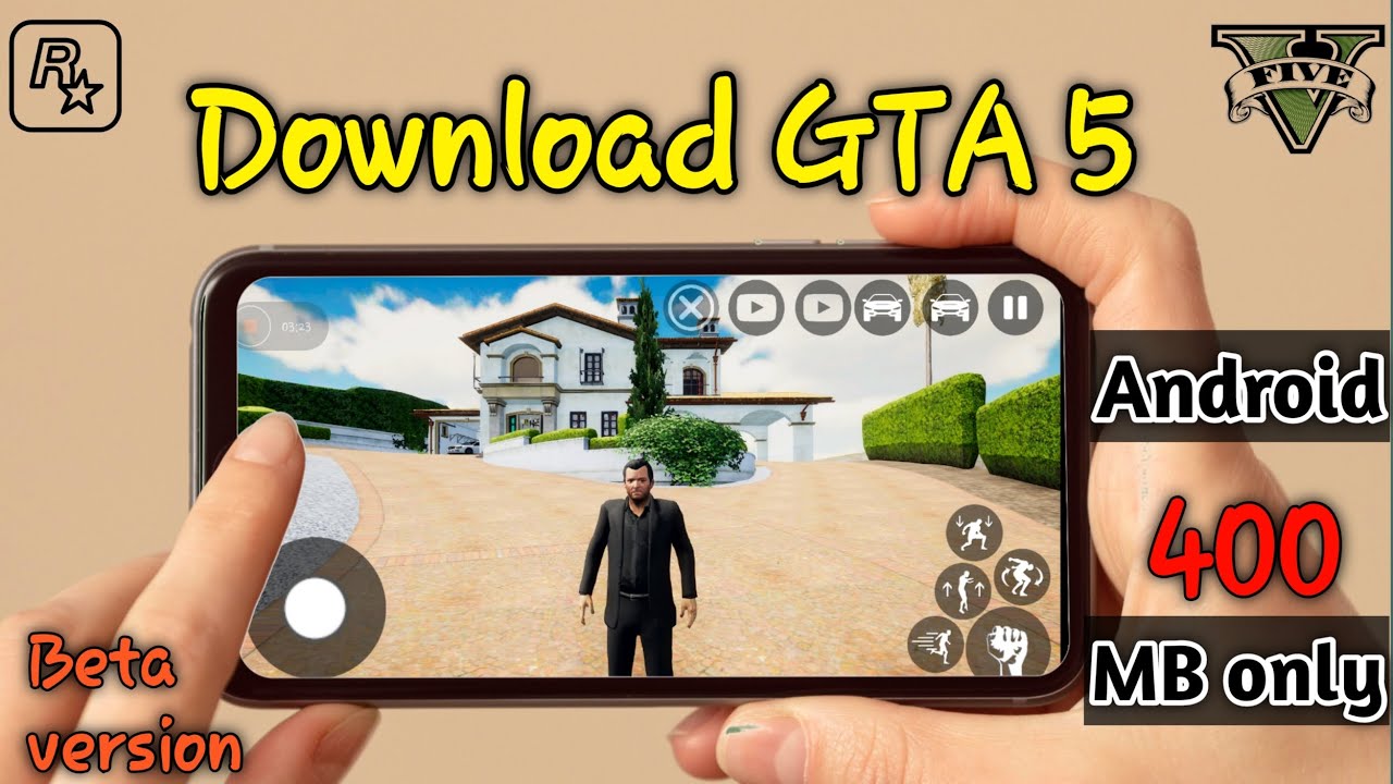 Gta 5 on android gameplay | download gta 5 android beta version | #gta5 ...