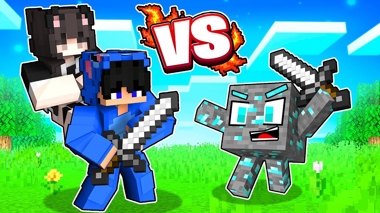 Evil Block VS Mate and Ellie in Minecraft - YouTube